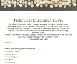 Technology Integration Survey Analysis & Conclusions – Run With EdTech!